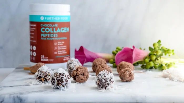 3Ingredient Chocolate Collagen Energy Balls (DairyFree, GlutenFree)