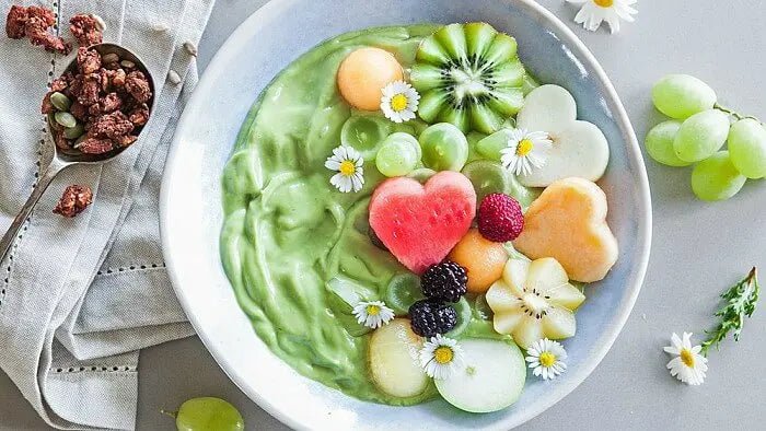 Avocado Matcha Breakfast Smoothie Bowl - Further Food