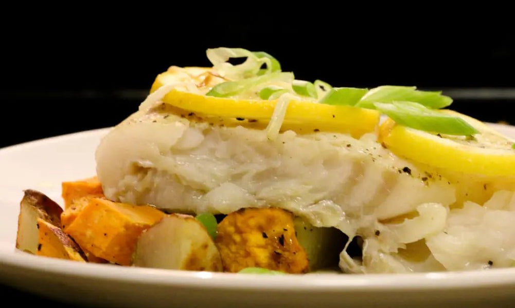 Kipper Fillets with Roasted Vegetables (Low FODMAP) - Further Food