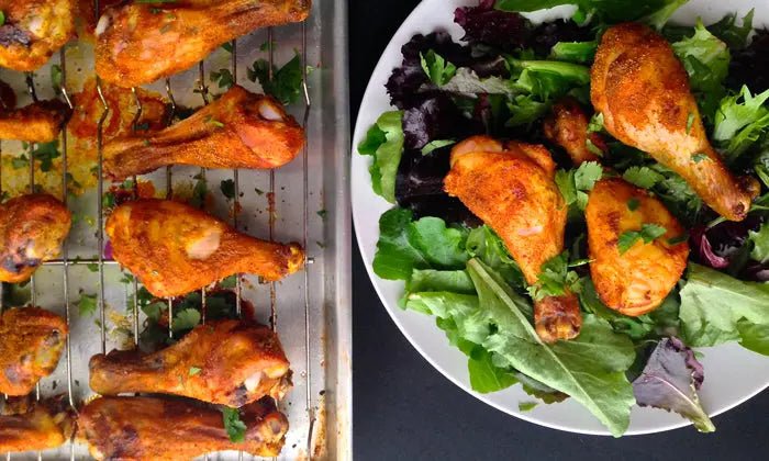 Turmeric-Spiced Chicken Drumsticks - Further Food