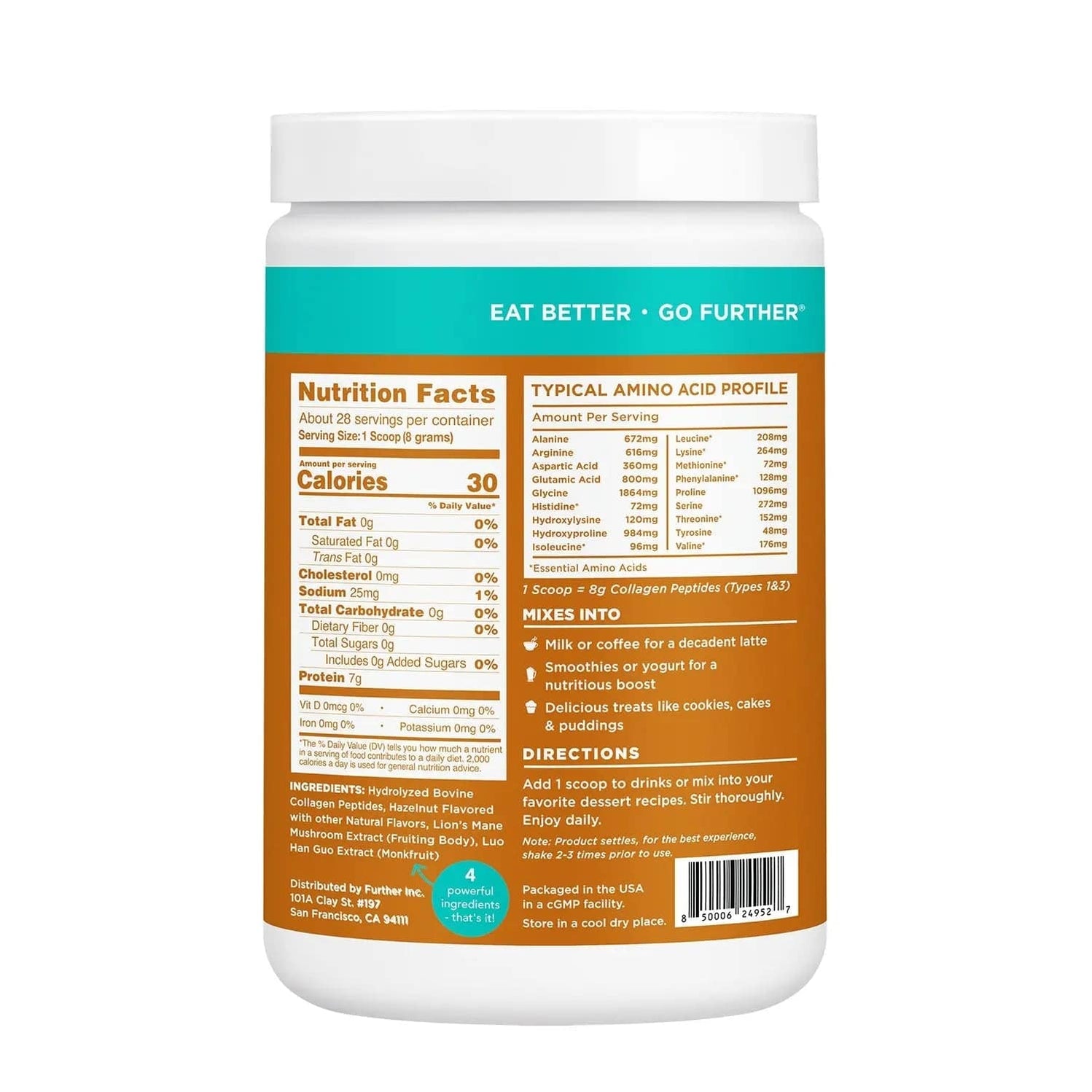 Flavored Collagen Powder and Supplements | Further Food