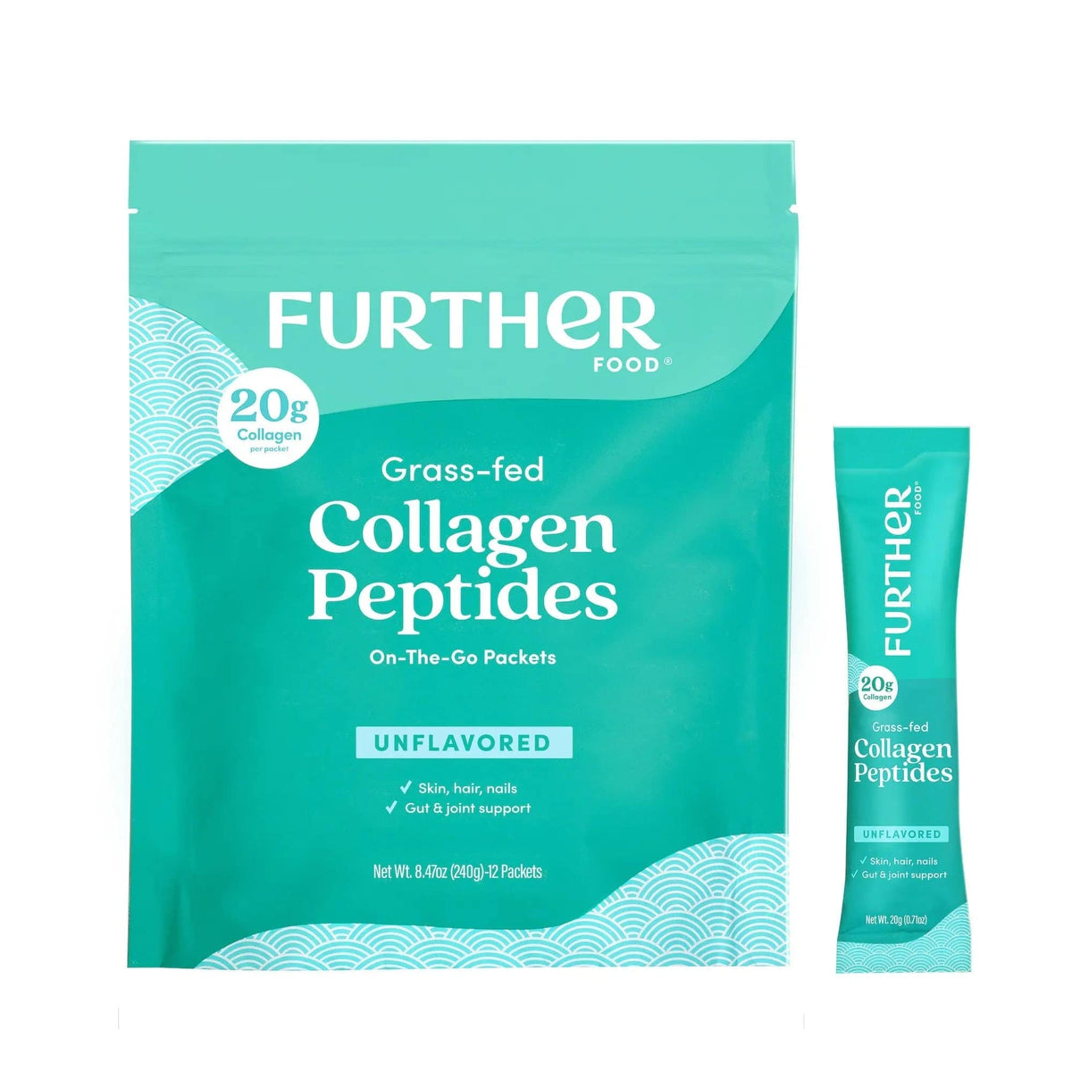 Unflavored Collagen Stick Packets | Further Food